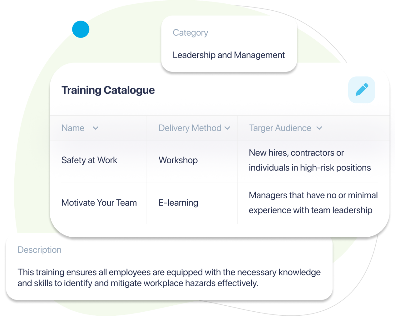 Training administration - Gecko HRM
