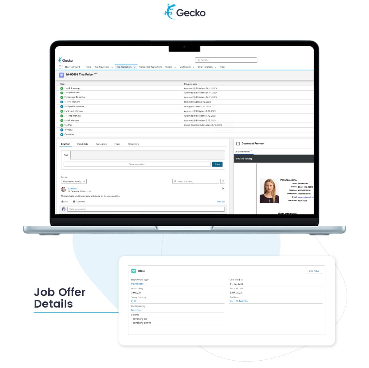 Gecko HRM | All-in-One HR solution with powerful analytics & AI