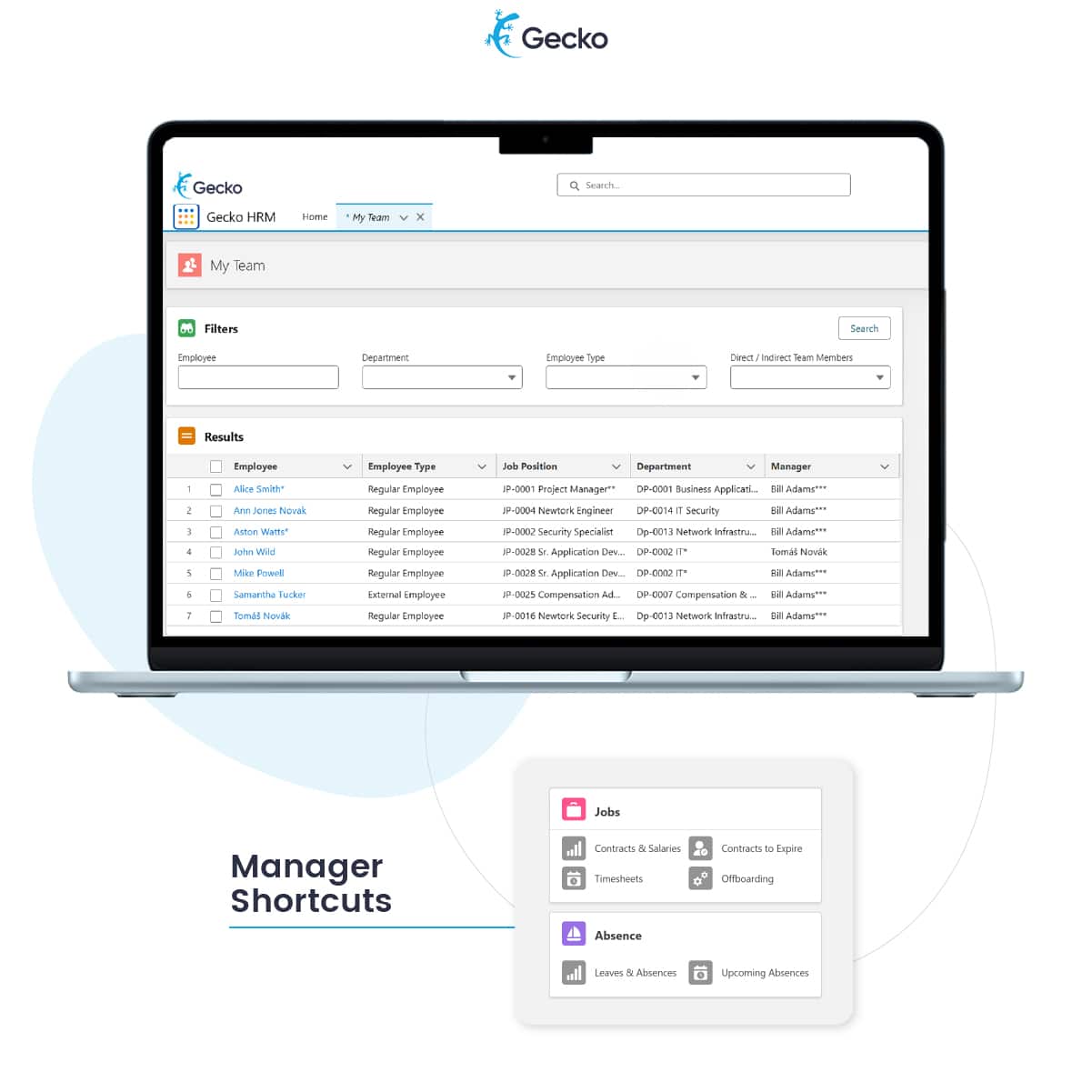 Gecko HRM | All-in-One HR solution with powerful analytics & AI